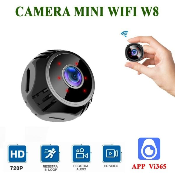 Camera Mini Wifi W8 FullHD 720P - LINH KIỆN LÂM MUSIC