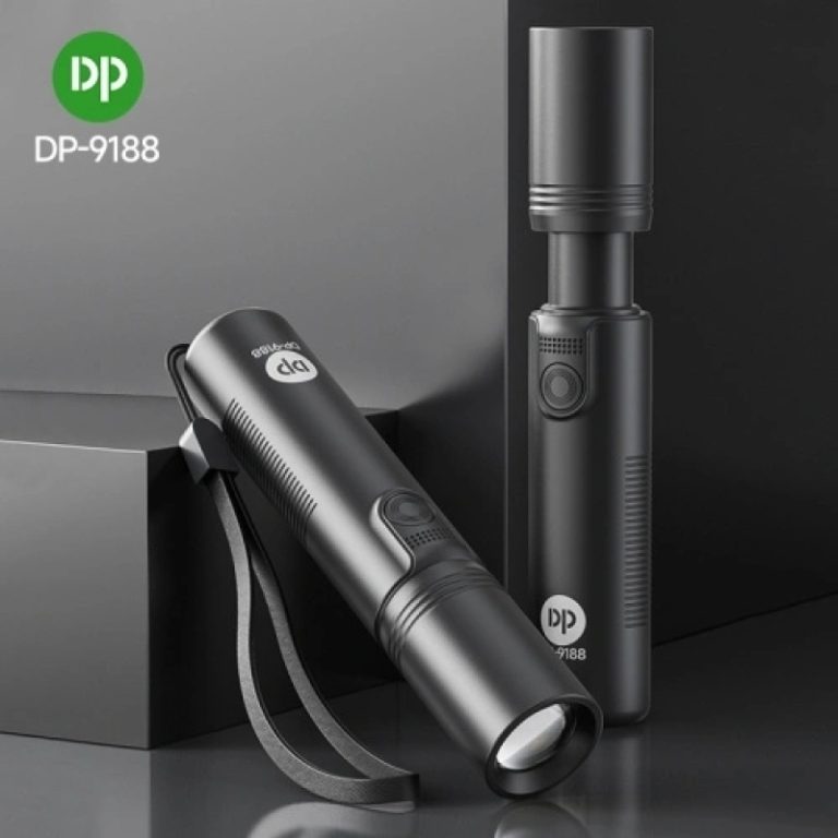 Đèn Pin Sạc DP-9188 2W 2 Chế độ Sáng - LINH KIỆN LÂM MUSIC