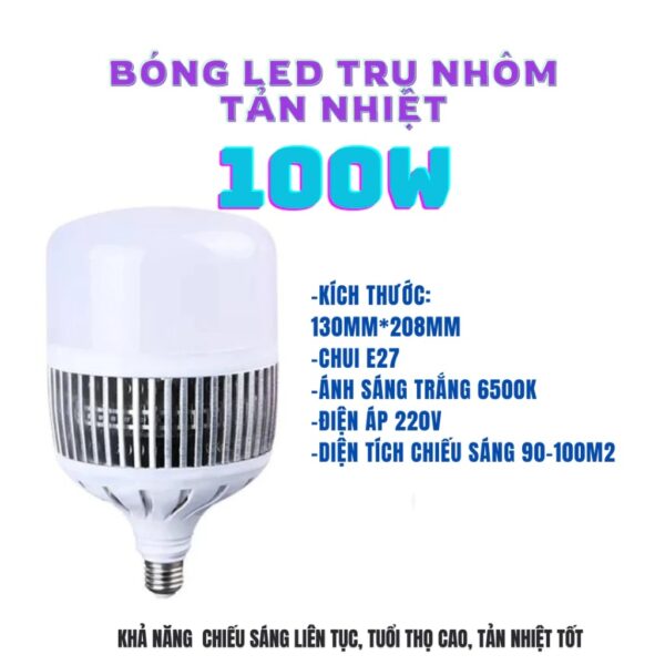 Bóng đèn Trụ Led Tản Nhiệt Bắt Muỗi 200W/ 150W/ 100W/ 50W - LINH KIỆN ...