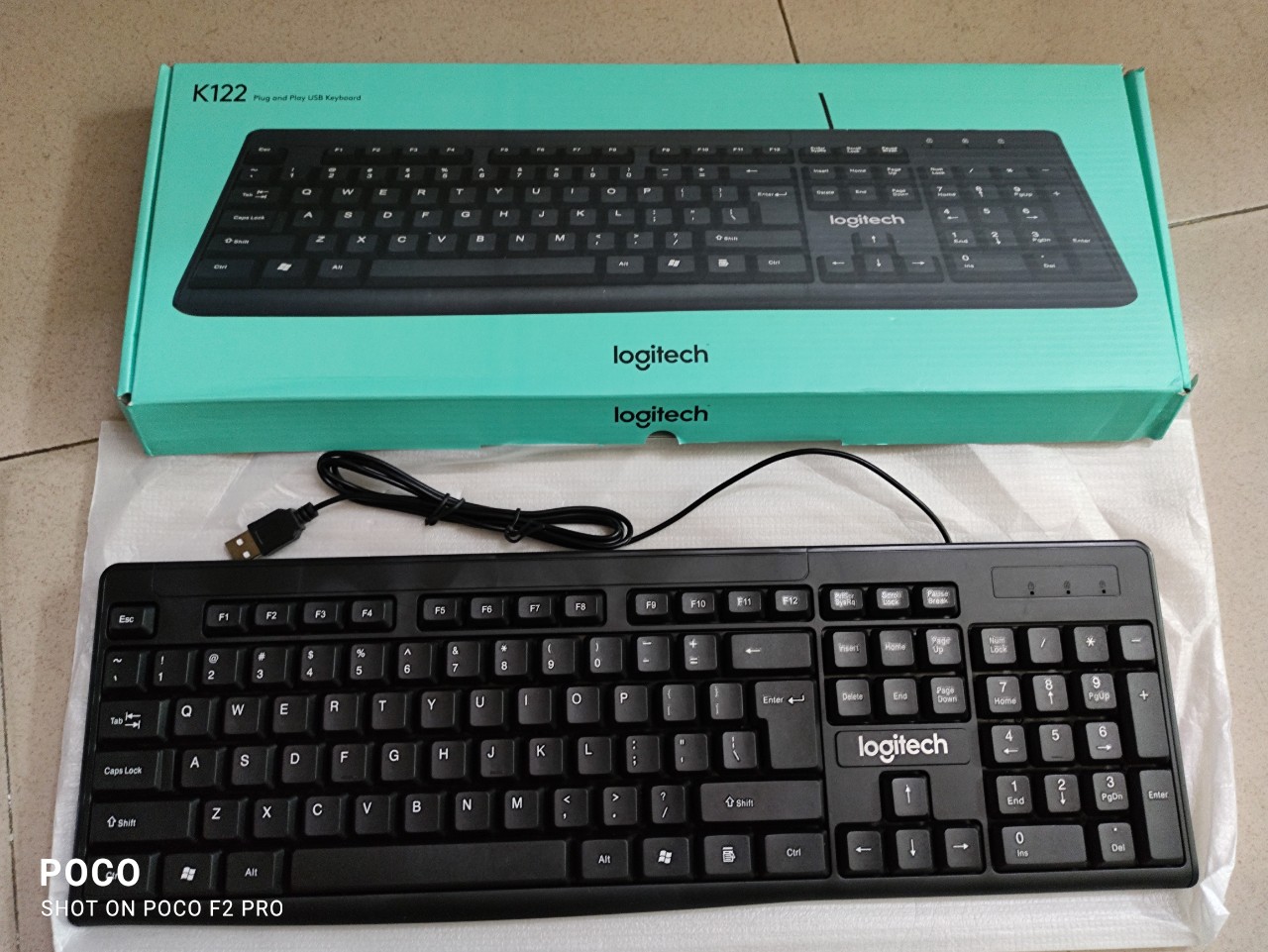Bàn Phím Vi Tính Có Dây Logitech K122 (Hàng OEM) - LINH KIỆN LÂM MUSIC