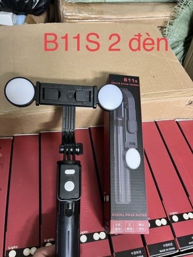 Gậy Chụp Hình 3 Chân 2 Đèn B11s. PU - LINH KIỆN LÂM MUSIC