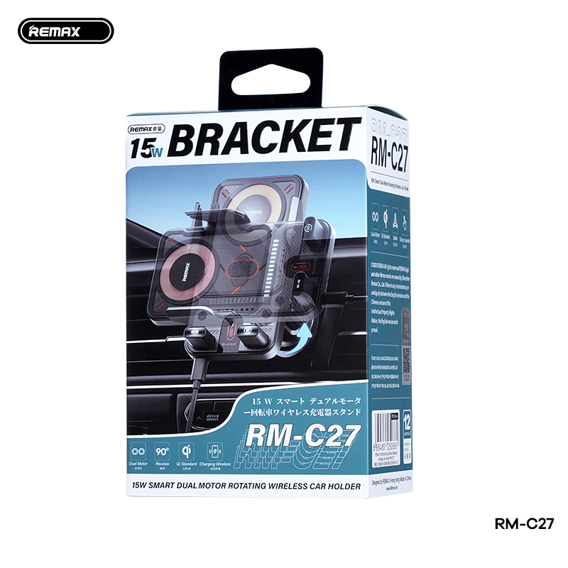 Giá Đỡ Sạc Không Dây Khe Máy Lạnh Xe Ô TÔ REMAX RM-C27. G.itx2///DL - LINH KIỆN LÂM MUSIC