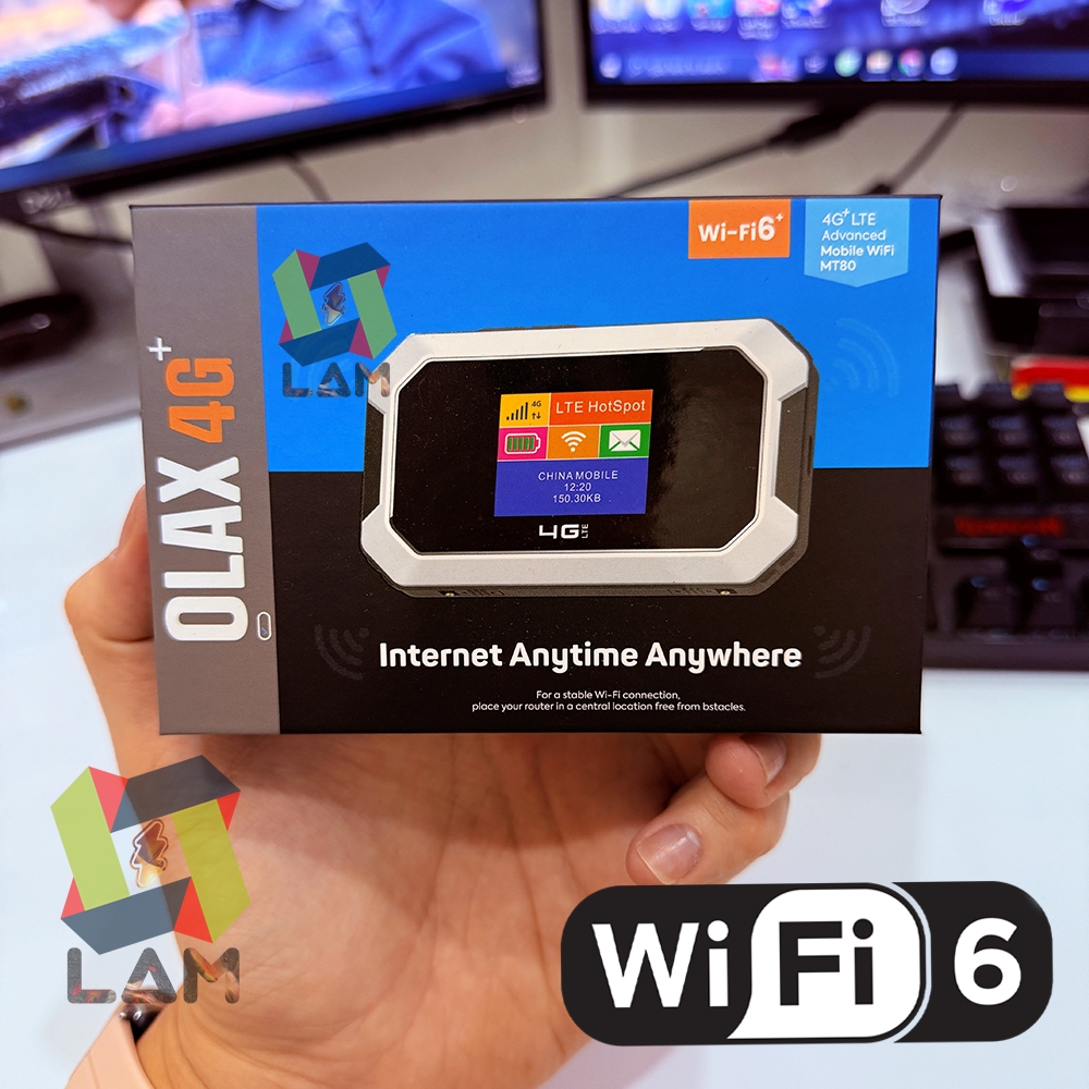 phát wifi Dùng Sim 4G Olax MT80 (đặt trong ngày) sẵn 1c - LINH KIỆN LÂM MUSIC
