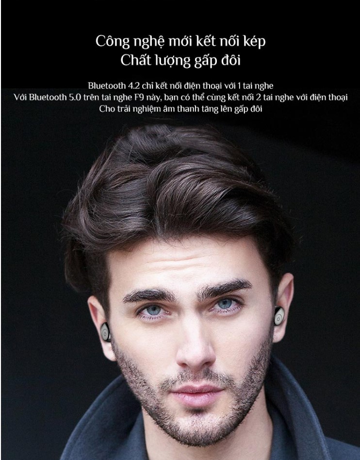 Tai Nghe Bluetooth F9 - LINH KIỆN LÂM MUSIC
