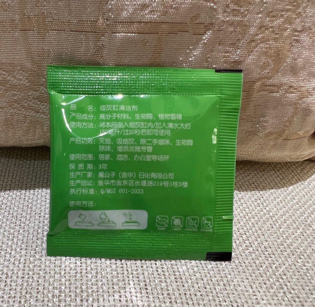 Dung dịch vệ sinh gạt tàn, Gói bột dập tàn thuốc lá - LINH KIỆN LÂM MUSIC