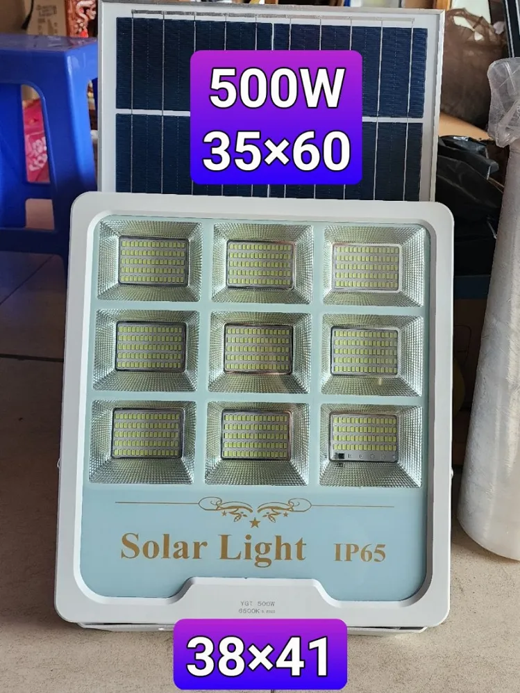 Đèn Pha Năng Lượng Mặt Trời YGT 6 Khung 300W (đặt trước 2 tiếng) - LINH ...