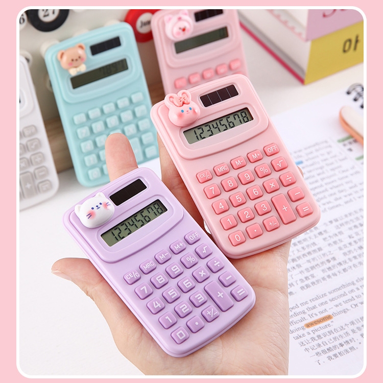 Máy Tính Cầm Tay Mini Bỏ Túi Dễ Thương Họa Tiết Hoạt Hình - LINH KIỆN ...